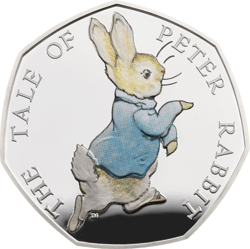 New Peter Rabbit coin breaks the internet - Silver Proof 50p sells out ...