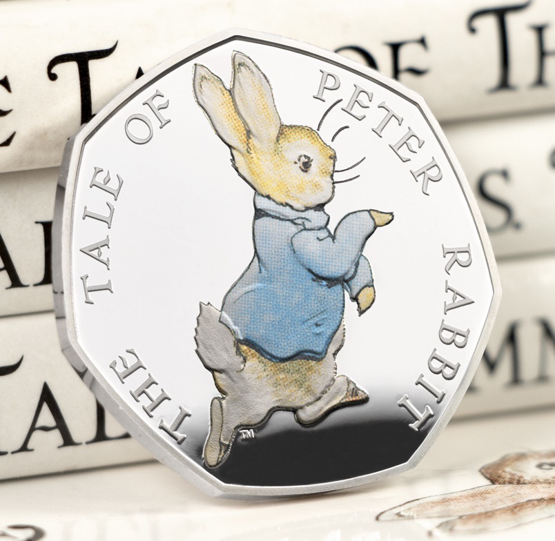 New Peter Rabbit coin breaks the internet - Silver Proof 50p sells out ...