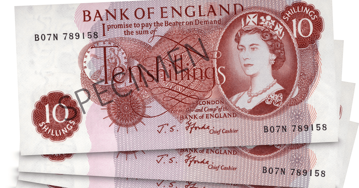 The day the ten bob note disappeared... - The Westminster Collection
