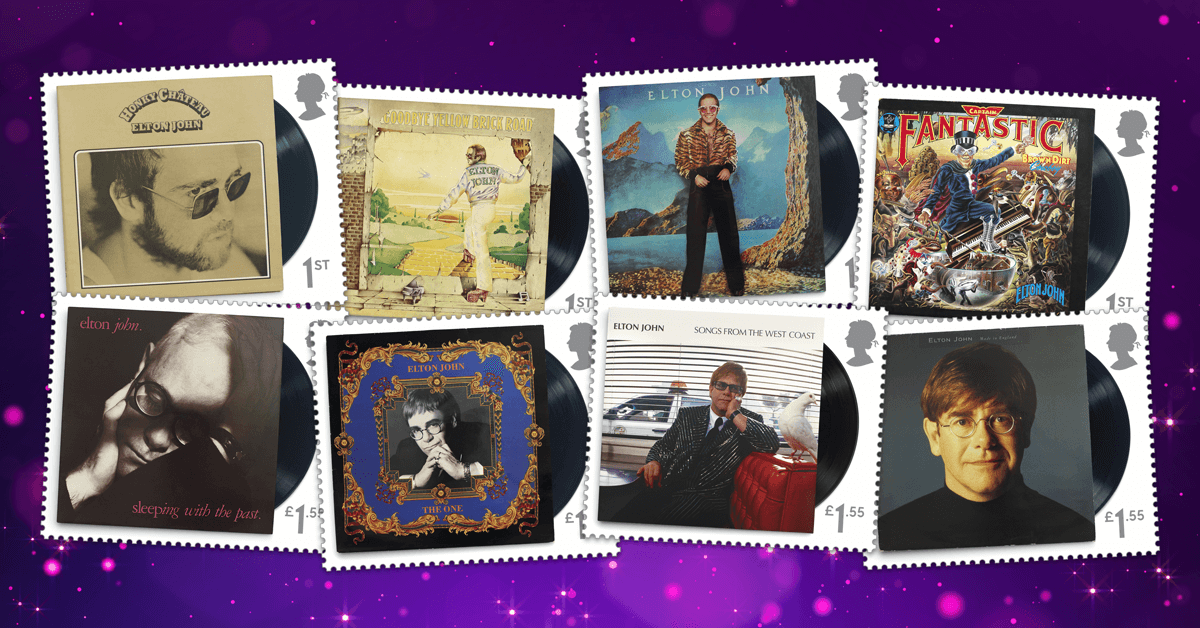 FIRST LOOK: NEW Elton John Stamps announced today - The Westminster ...